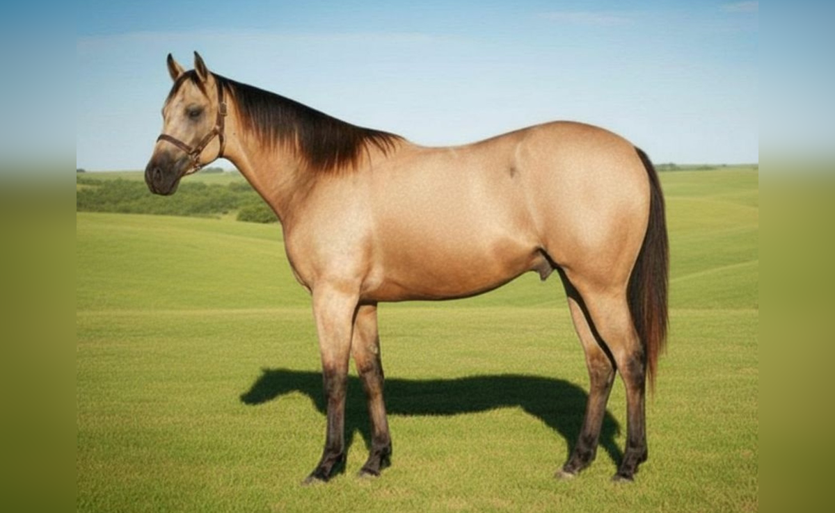 L#4909 Rox In My Socks - 2023 Buckskin Gelding (Bhr Frenchies Socks x ...