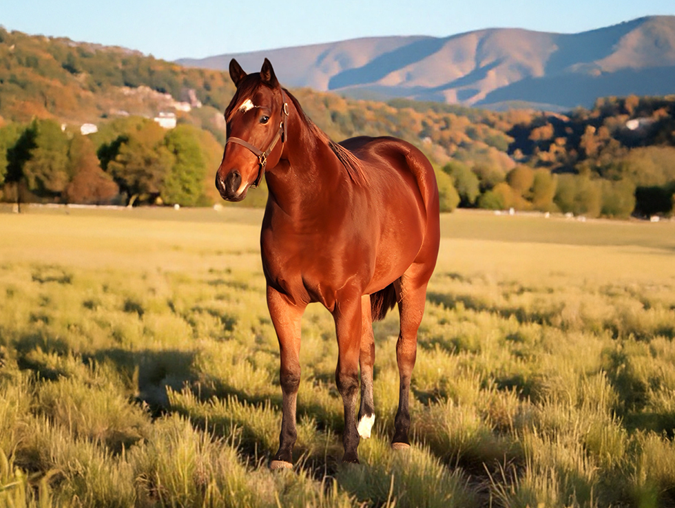 L#6089 Feelin Kinda Flashy - 2023 Bay Gelding (Feel The Sting x Flashin ...